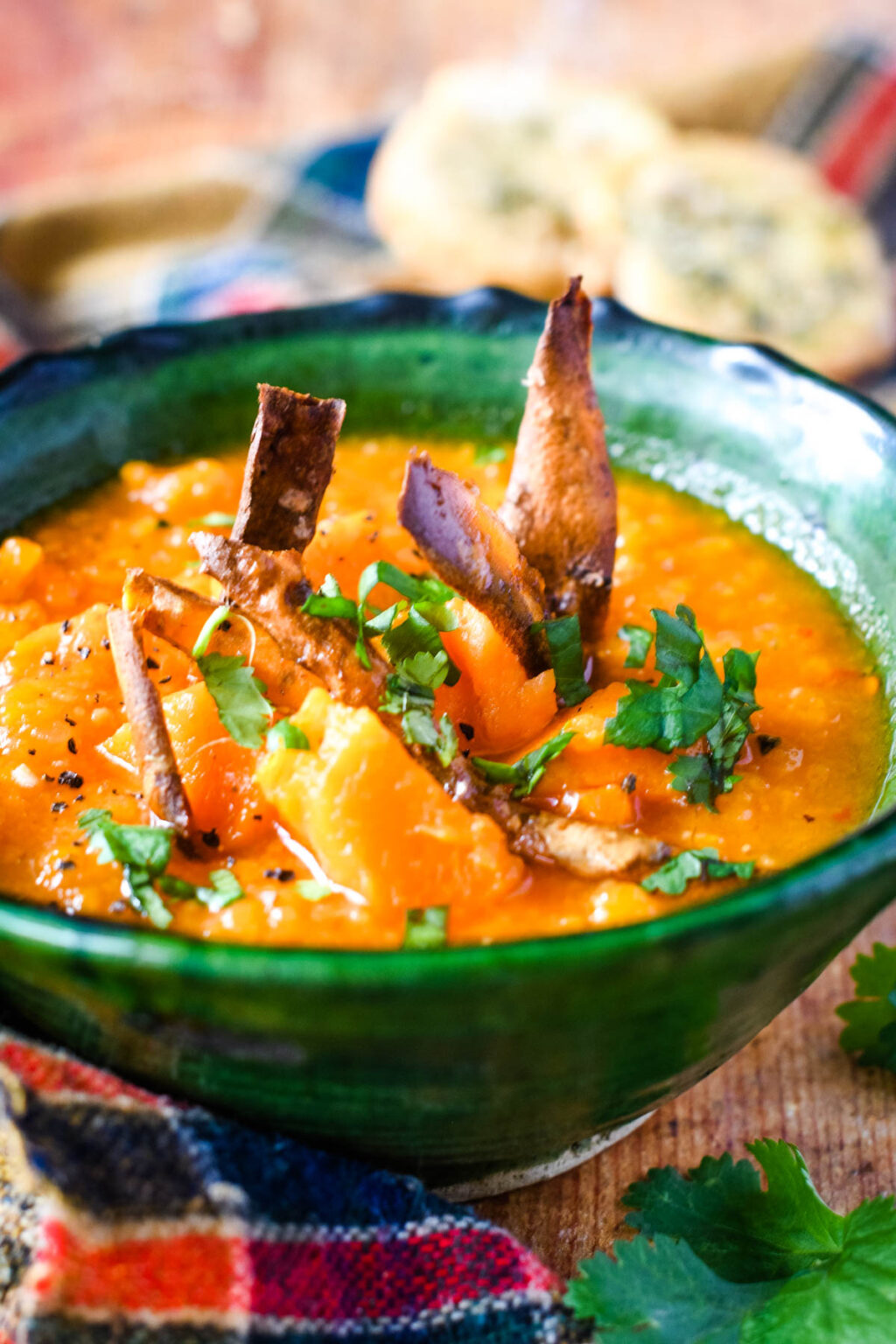 Spicy Sweet Potato Soup - Larder Love
