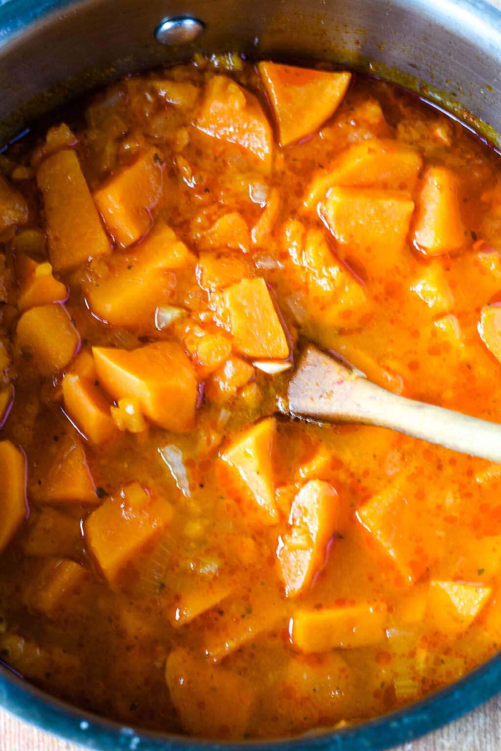 Spicy Sweet Potato Soup - Larder Love