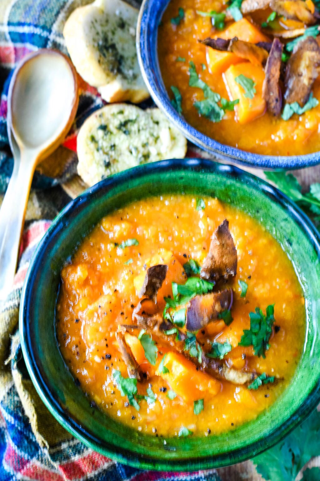 Spicy Sweet Potato Soup - Larder Love