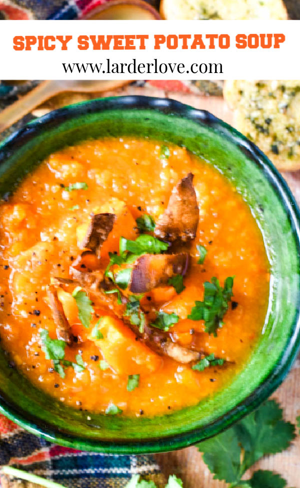 Spicy Sweet Potato Soup - Larder Love