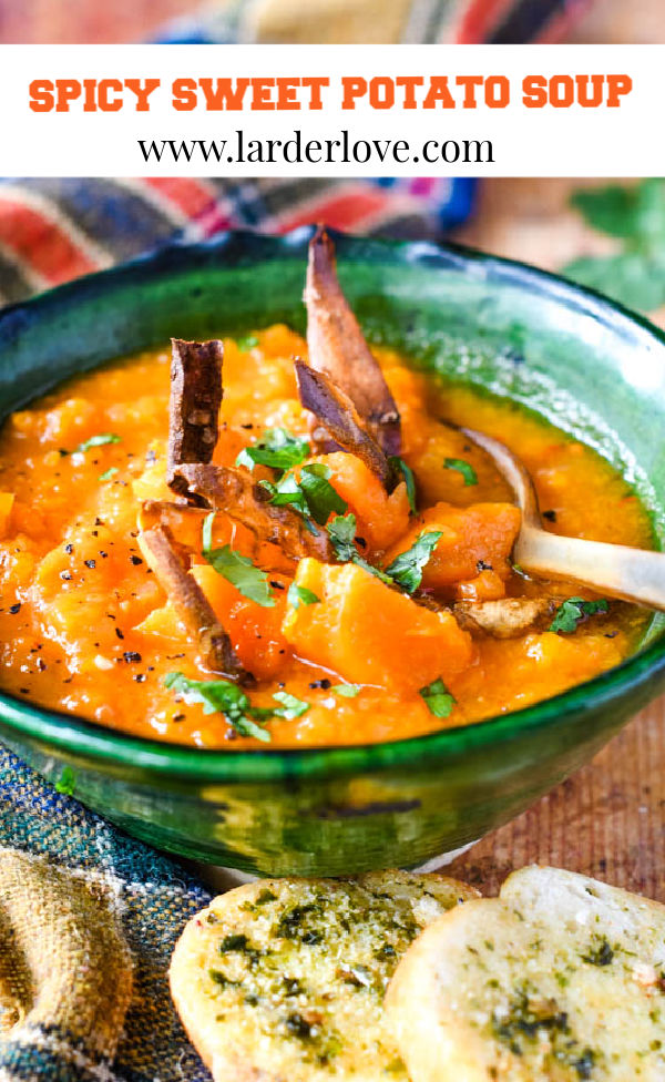 Spicy Sweet Potato Soup - Larder Love