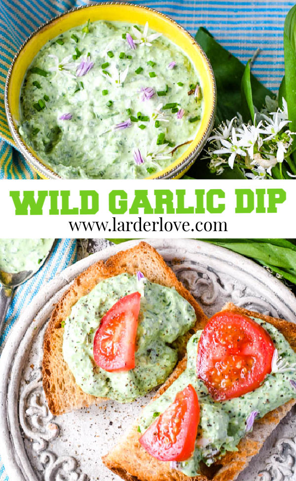 Wild Garlic Dip - Larder Love