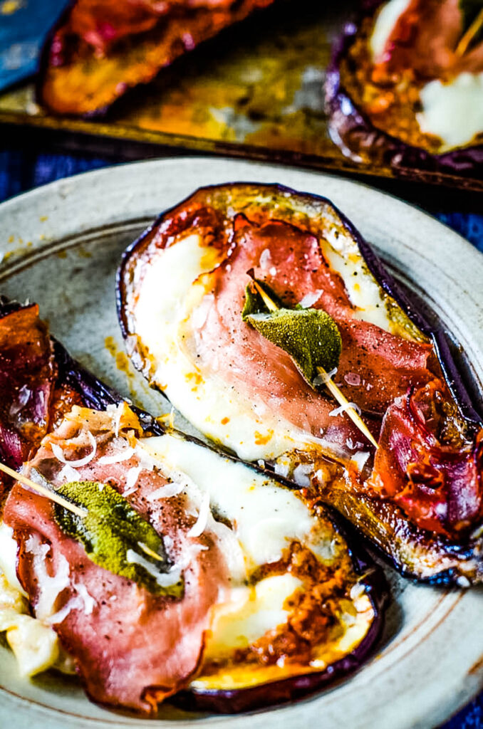 Aubergine Saltimbocca - Larder Love