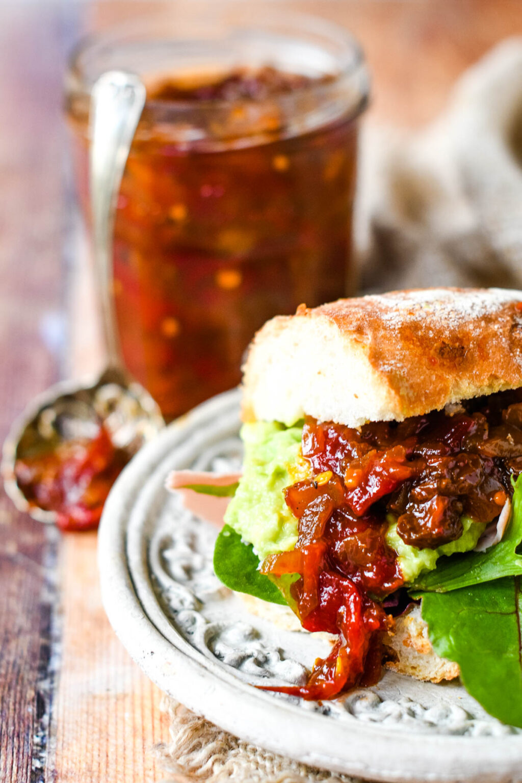 Super Easy Red Pepper Chutney - Larder Love