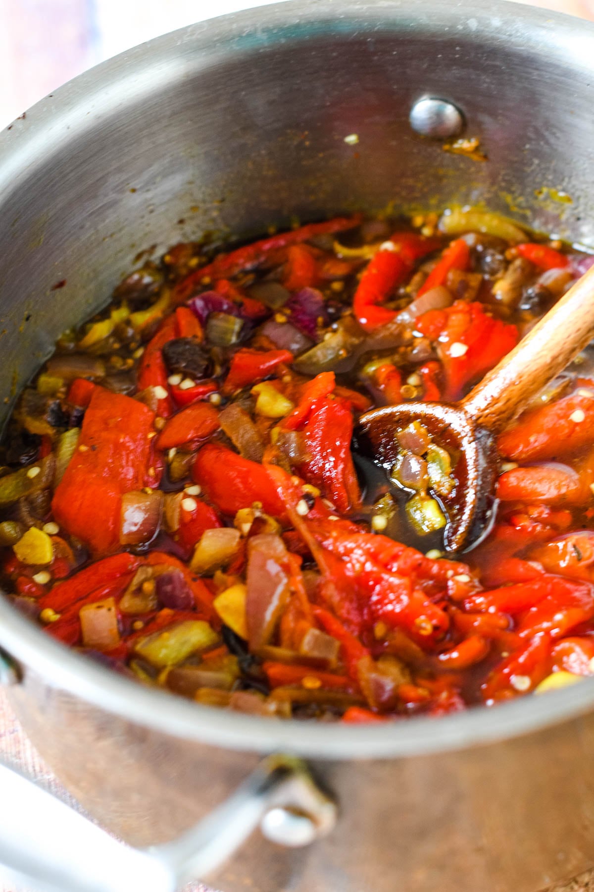 Super Easy Red Pepper Chutney - Larder Love