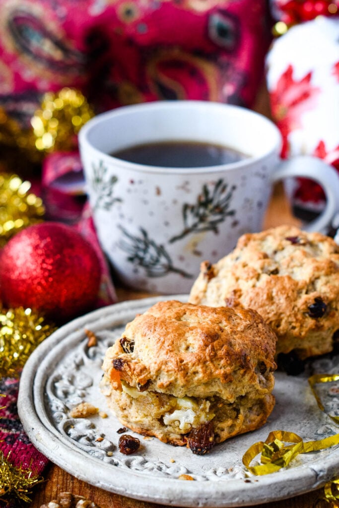 Super Easy Christmas Scones - Larder Love